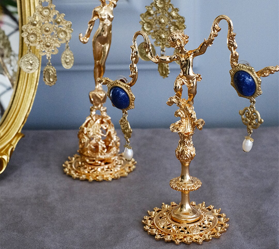 Gold Earring Display, Earrings Display, Earring Holder DS2008 - Etsy