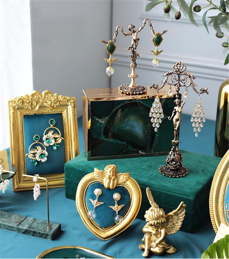 Green jewelry display jewelry organizer stand bracelet | Etsy