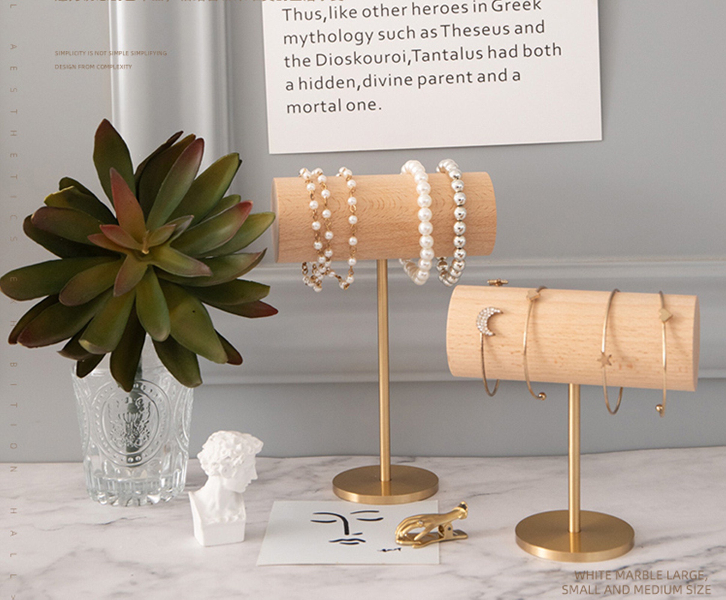 T-bar Bracelet Display, Wooden Jewelry Display, Wooden Jewelry ...