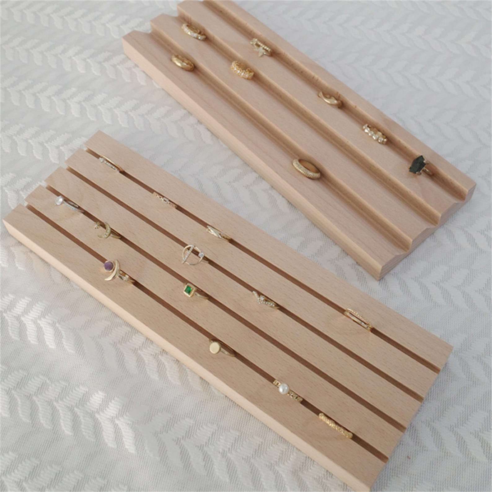 Wood Ring Display Rings Organizer Stand Ring Stand Holder - Etsy