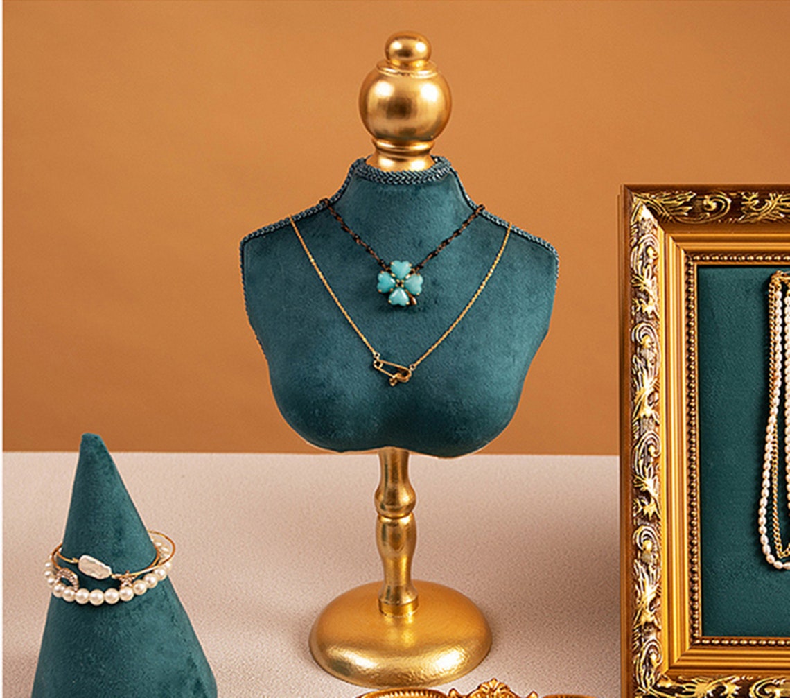 Green Jewelry Display Necklace Display Stand Green Jewelry - Etsy