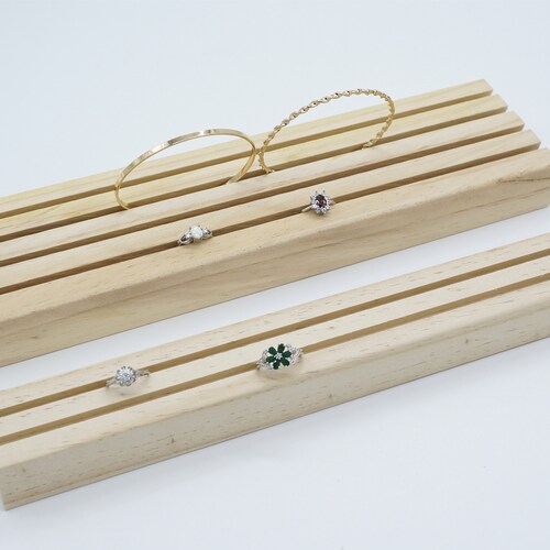 Walnut Wood Jewelry Display Wooden Jewelry Organizer Stand - Etsy