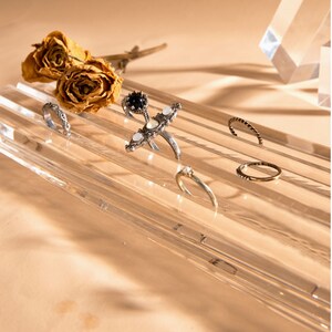 Clear Acrylic Ring Display, Ring Organizer Stand, Ring Stand Holder ...
