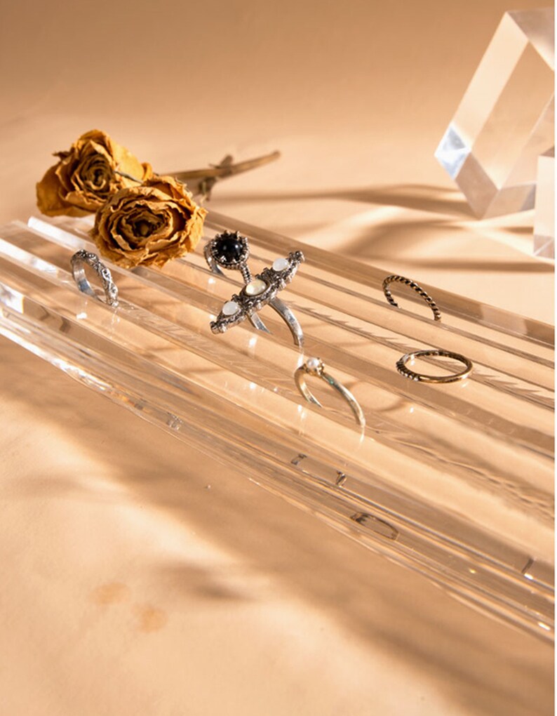 Clear acrylic ring display ring organizer stand ring stand | Etsy