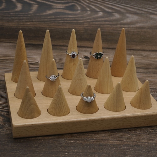 Ash Wood Ring Display Jewelry Organizer Stand Ring Stand - Etsy