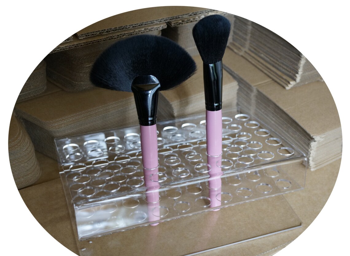 Acrylic Pen Holder/makeup Brush / Cosmetic Organizer / Pencil - Etsy ...