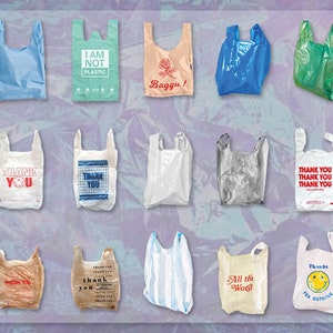 Shopping bag stickers pack Decorative sticker pack Sticker | Etsy