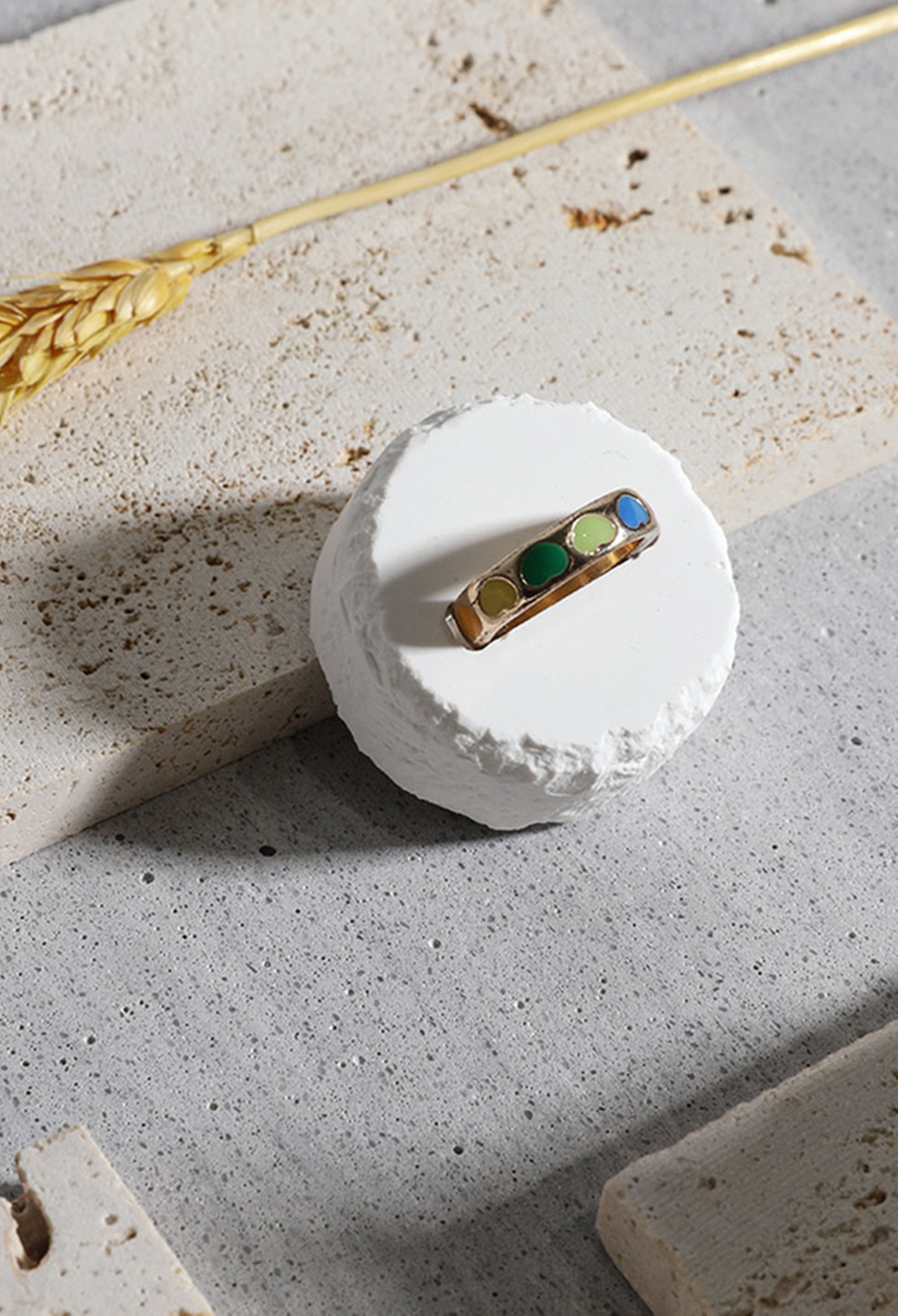Gypsum Ring Display, Ring Organizer Stand, Ring Stand Holder,white Ring ...
