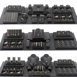 Black Jewelry Display, Black Ring Display, Accessories Display, Jewelry ...