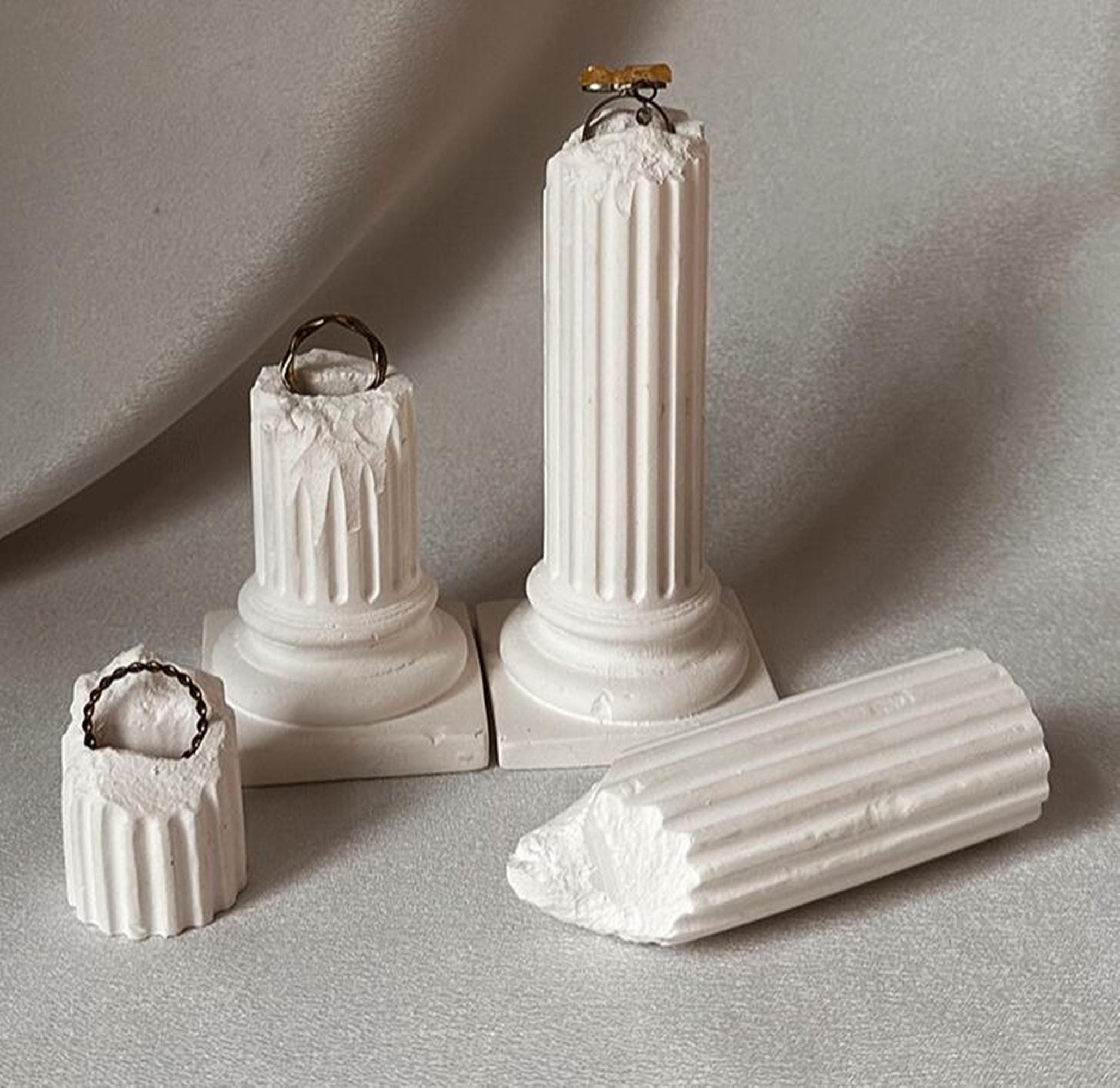 Gypsum Ring Display, Ring Stand Holder, White Ring Display, Wedding ...