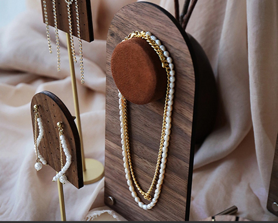 Wood Necklace Display Necklace Holder Wood Necklace Display - Etsy