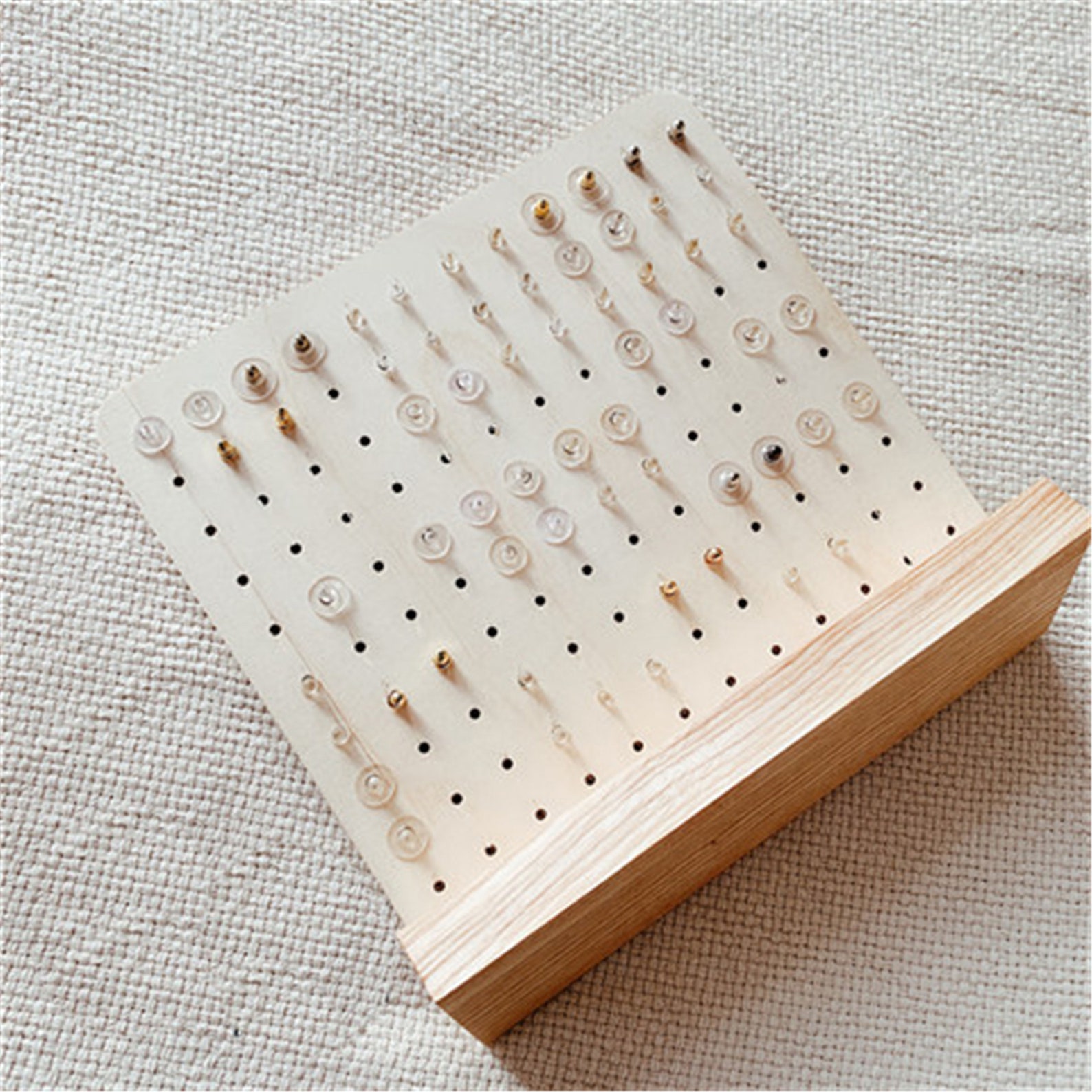 Wood Earring Display Earring Holder Earrings Display Wooden - Etsy