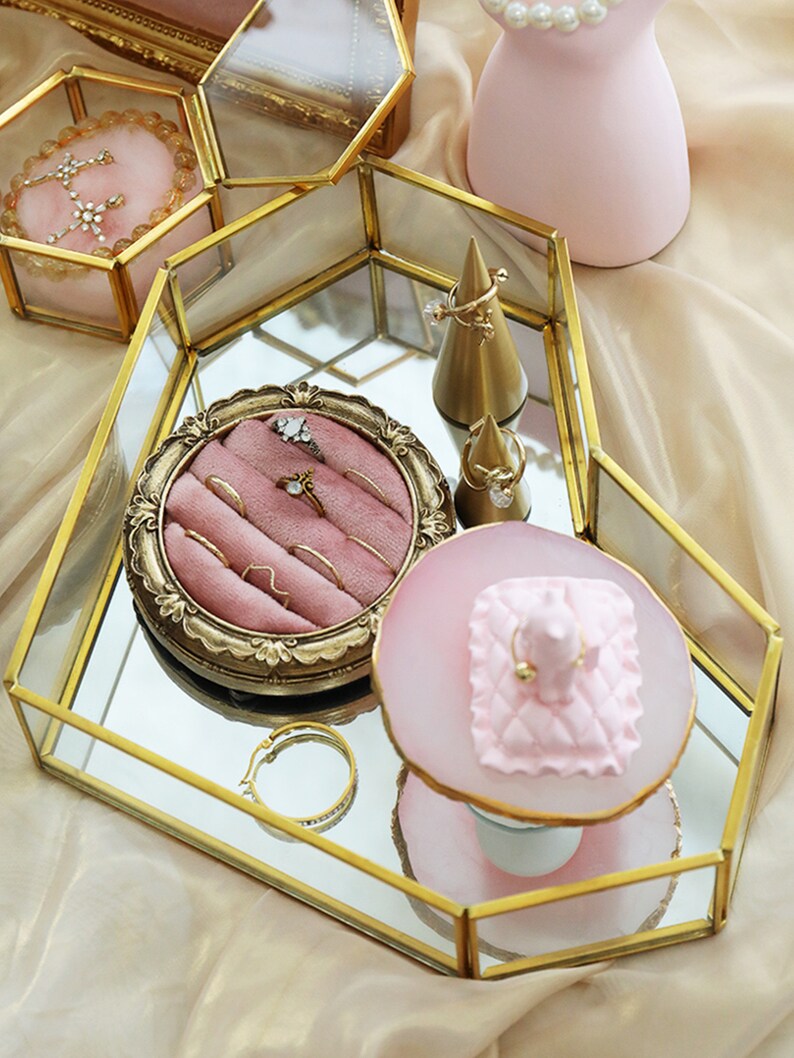 Pink Jewelry Display Frame Necklace Display Stand Earring - Etsy