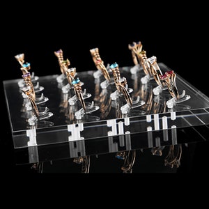 Acrylic Ring Display, Acrylic Jewelry Display, Ring Stand Holder DS1493 ...