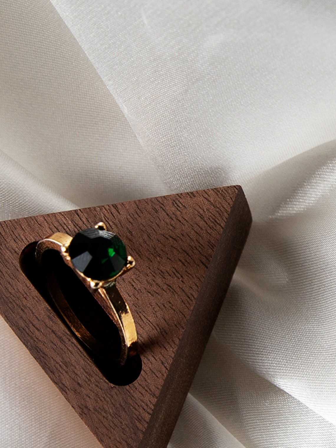 Walnut Ring Jewelry Display Wooden Jewelry Organizer Stand - Etsy