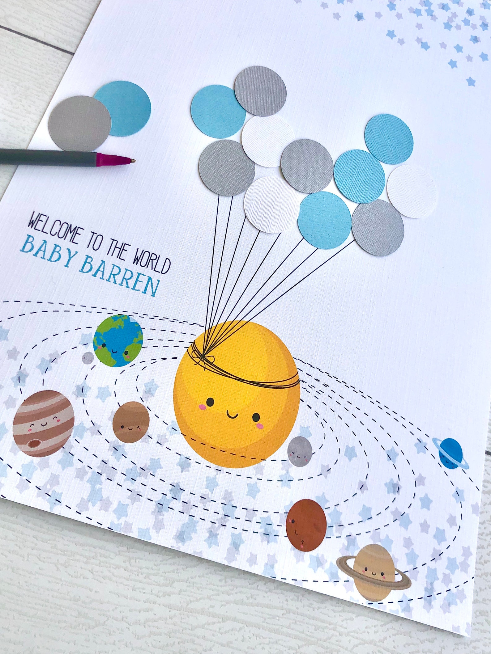 Outer Space Shower Decor Space Baby Shower Decor Planets | Etsy