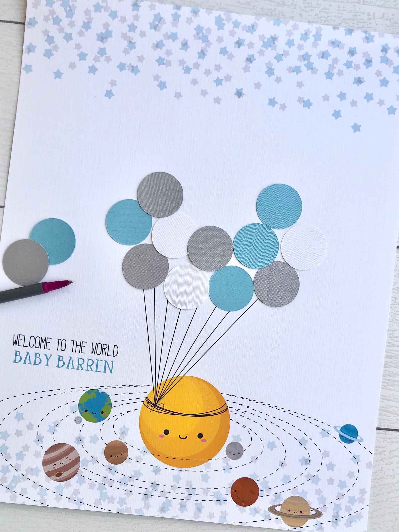 Outer Space Shower Decor Space Baby Shower Decor Planets - Etsy