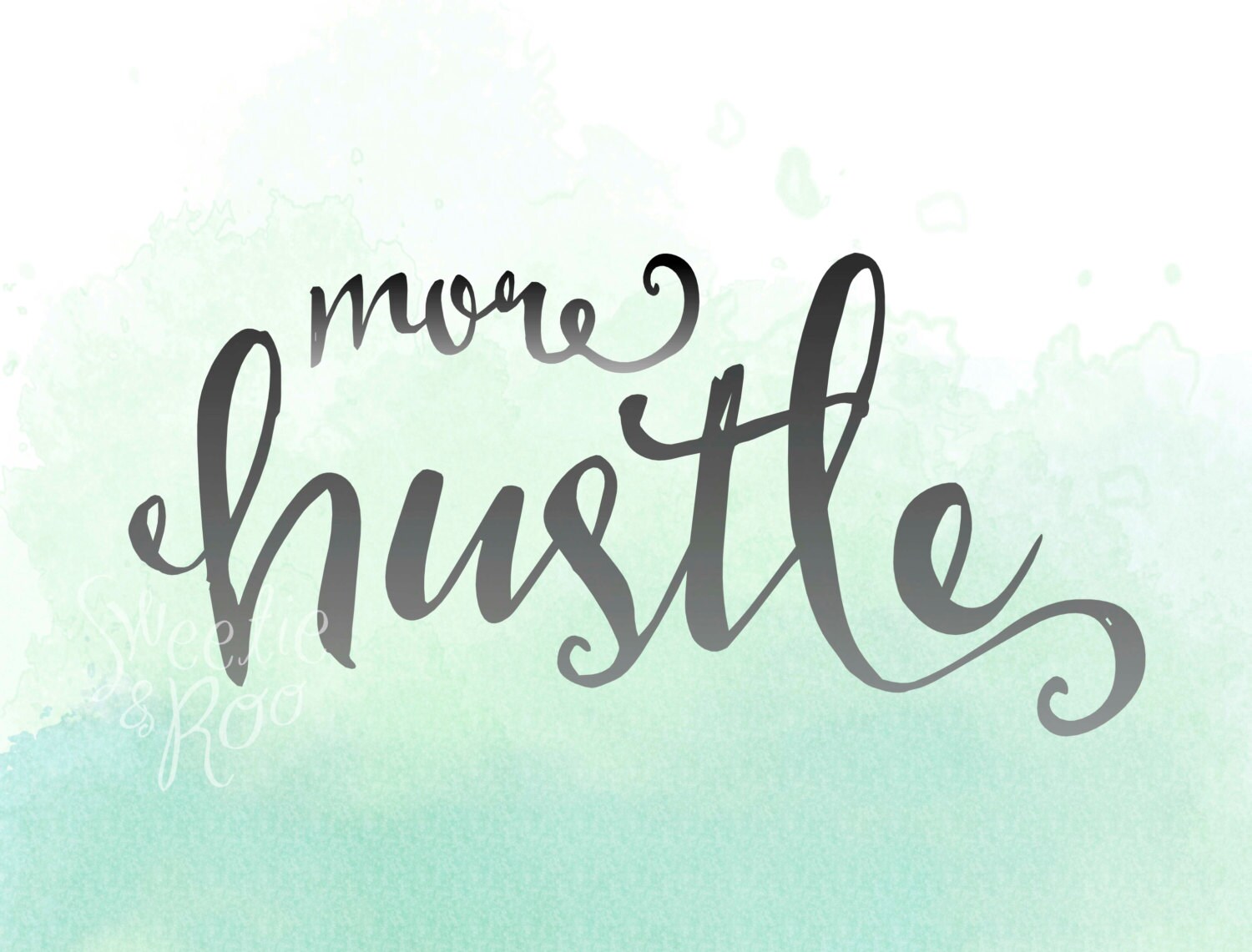 Instant Download Hustle Art Prints More Hustle Hustle | Etsy