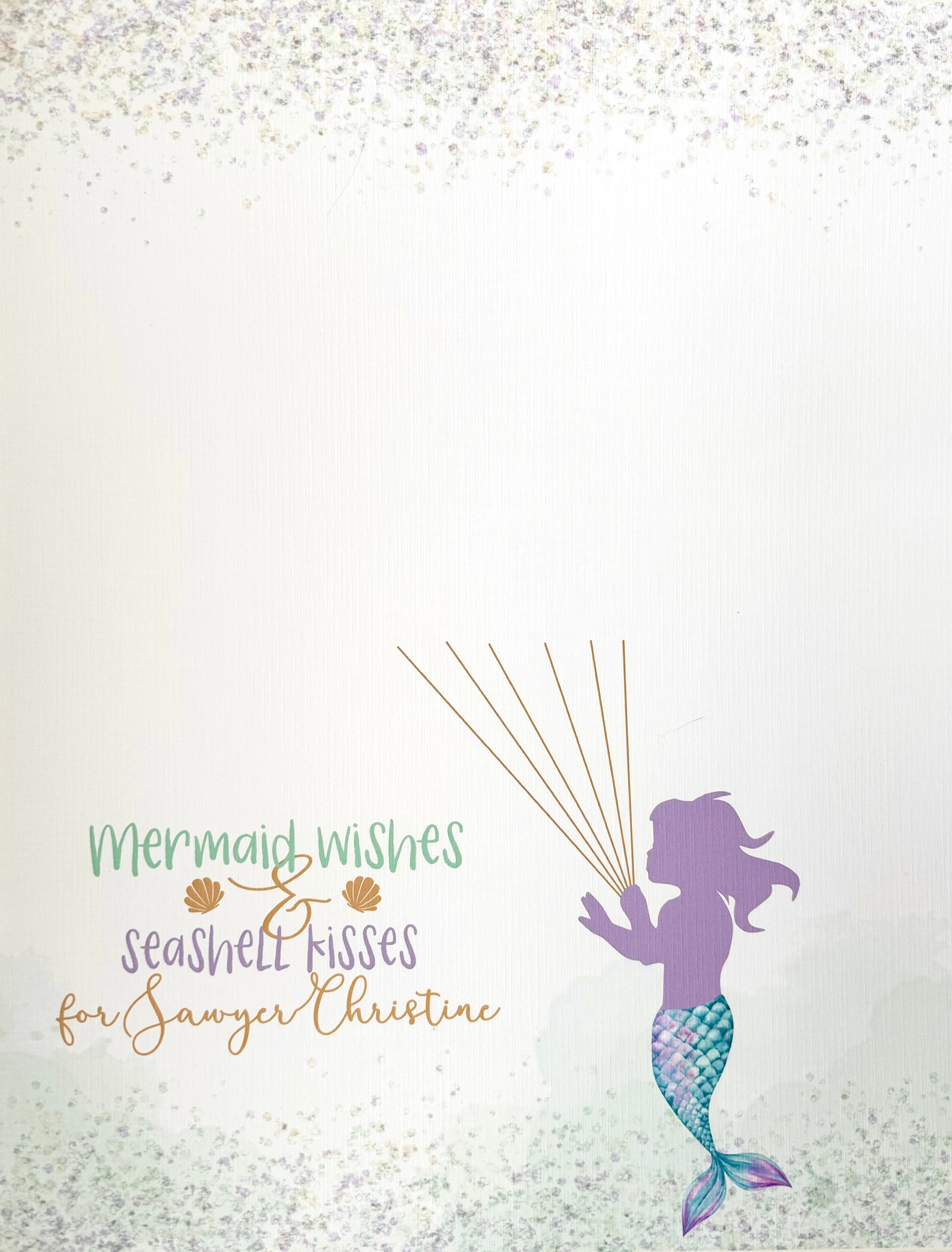 Mermaid Baby Shower Mermaid Baby Shower Decorations Mermaid Birthday ...
