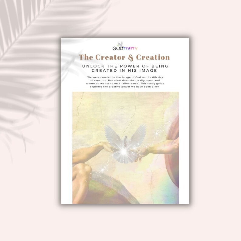 The Creator, Creation & the Created | Created to Create Bible Study ...
