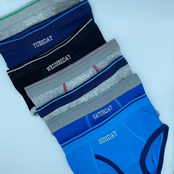 Day of the Week Underwear - Etsy