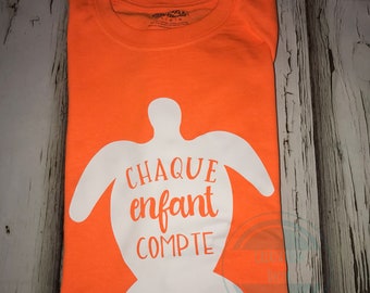 T-shirt: Chaque Enfant Compte - Etsy