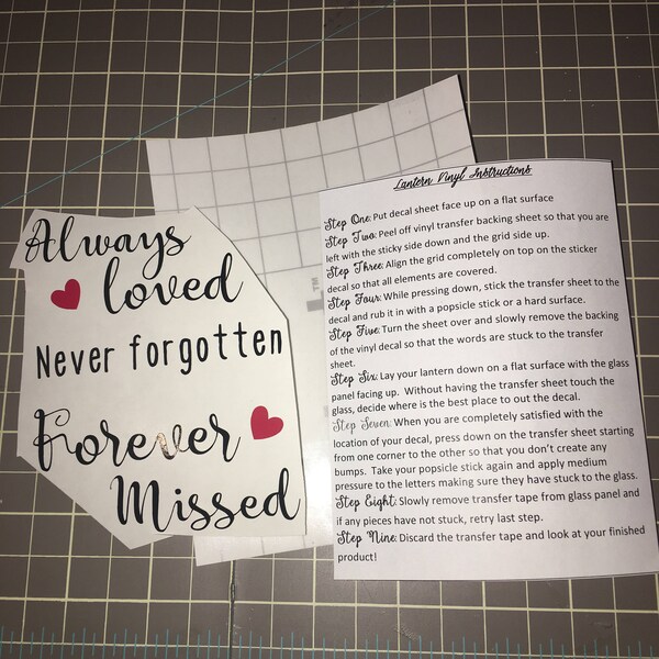 Mother Memorial Decal - Etsy