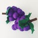 Felt Play Food Grapes Play Kitchen Play Shop Purple Grapes - Etsy