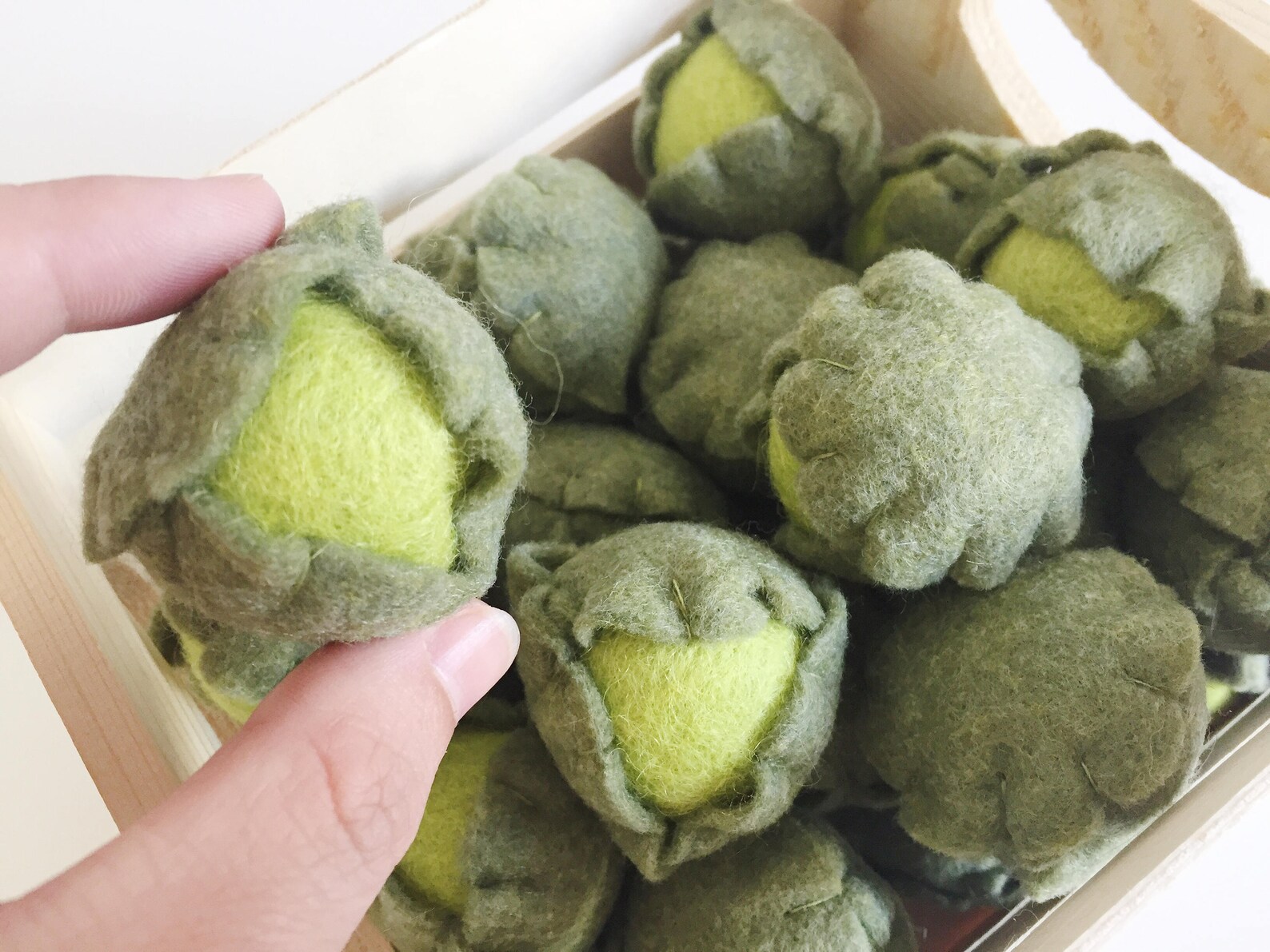 Felt Play Food Vegetables Brussell Sprouts Play Food Felt | Etsy