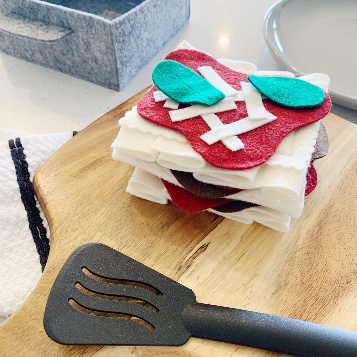 Felt Food Lasagna Pretend Play Food Pasta Play Shop Pretend - Etsy