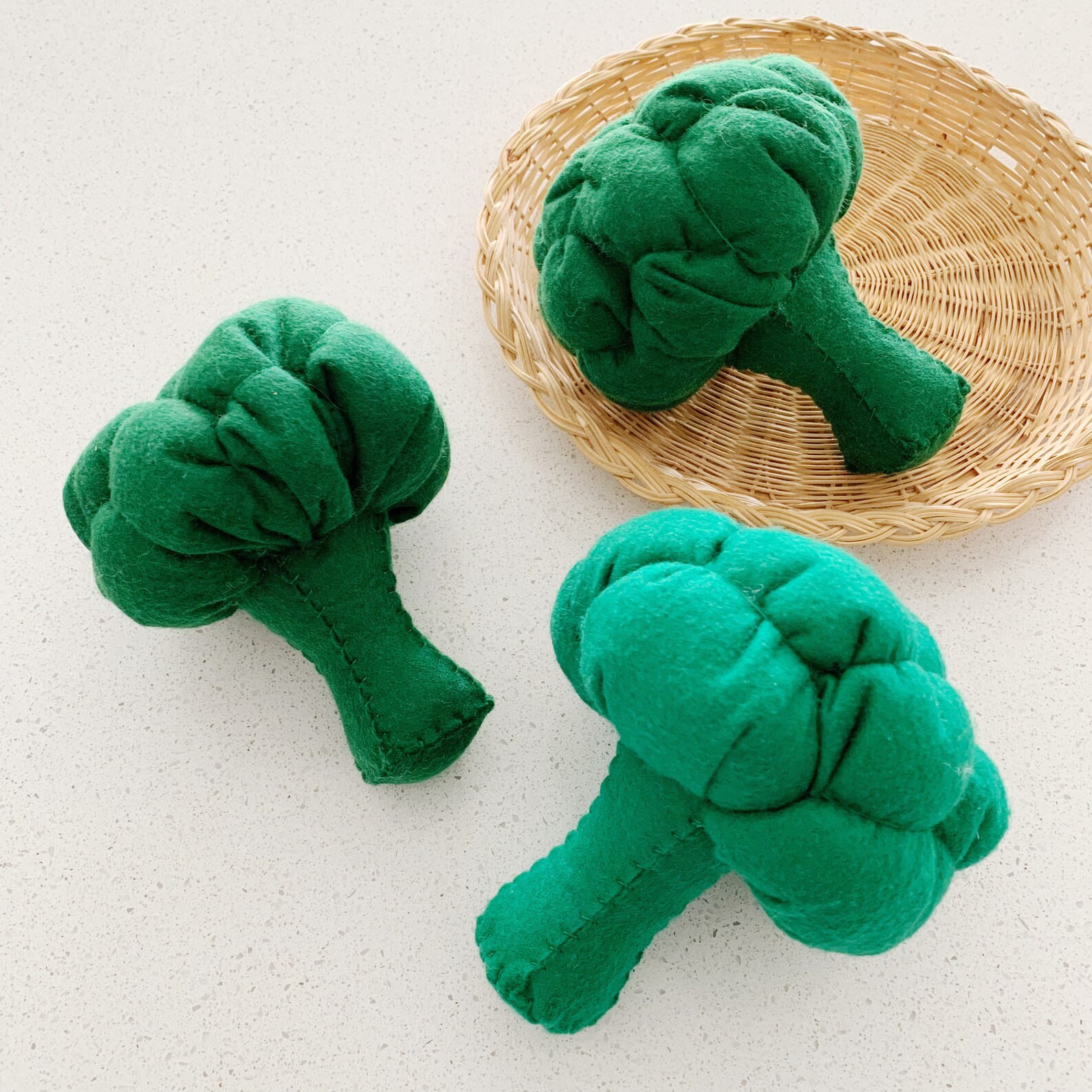 Felt Food Broccoli Play Food Vegetables Felt Garden Play | Etsy