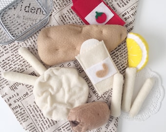 Felt Pretend Play Food Fish - Etsy