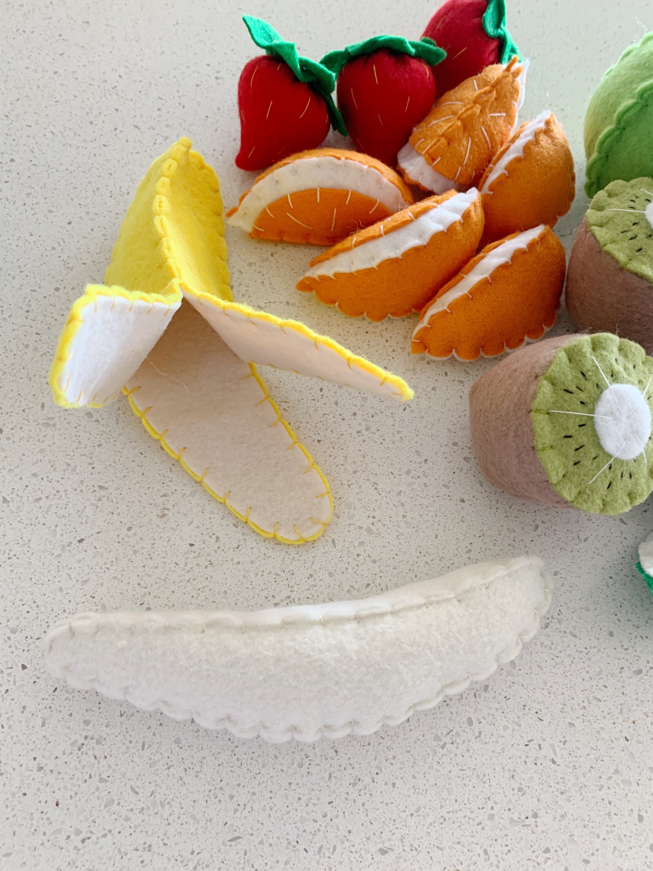 Felt Play Food Fruit Set Pretend Play Kitchen Play Shop - Etsy Australia