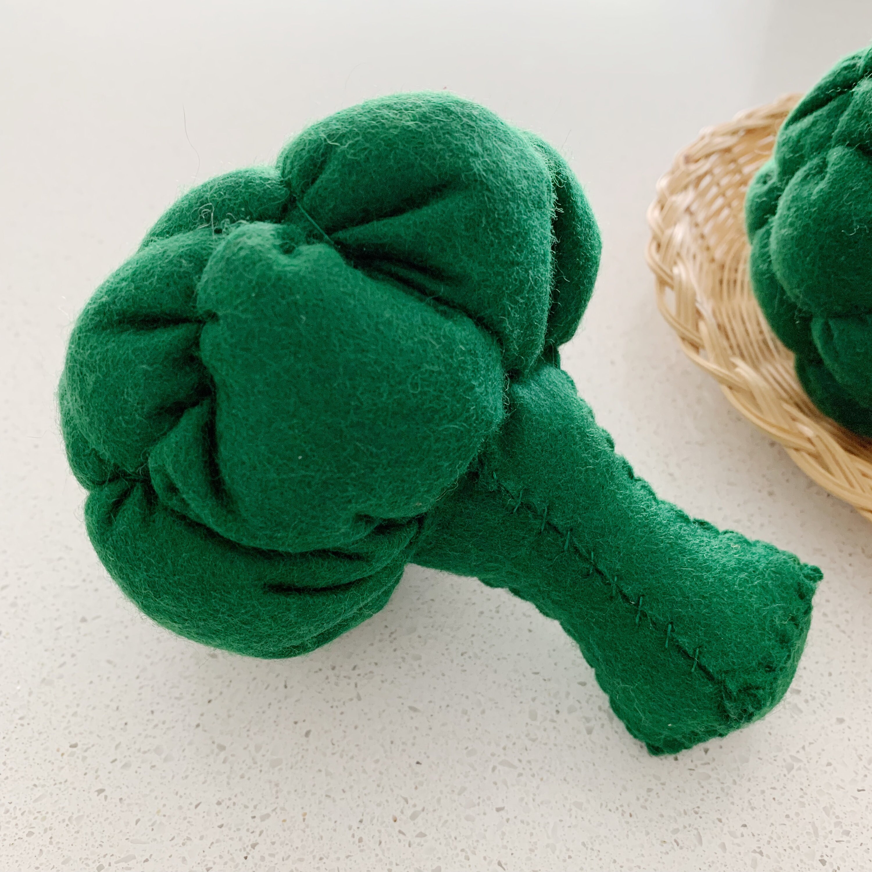 Felt Food Broccoli Play Food Vegetables Felt Garden Play | Etsy