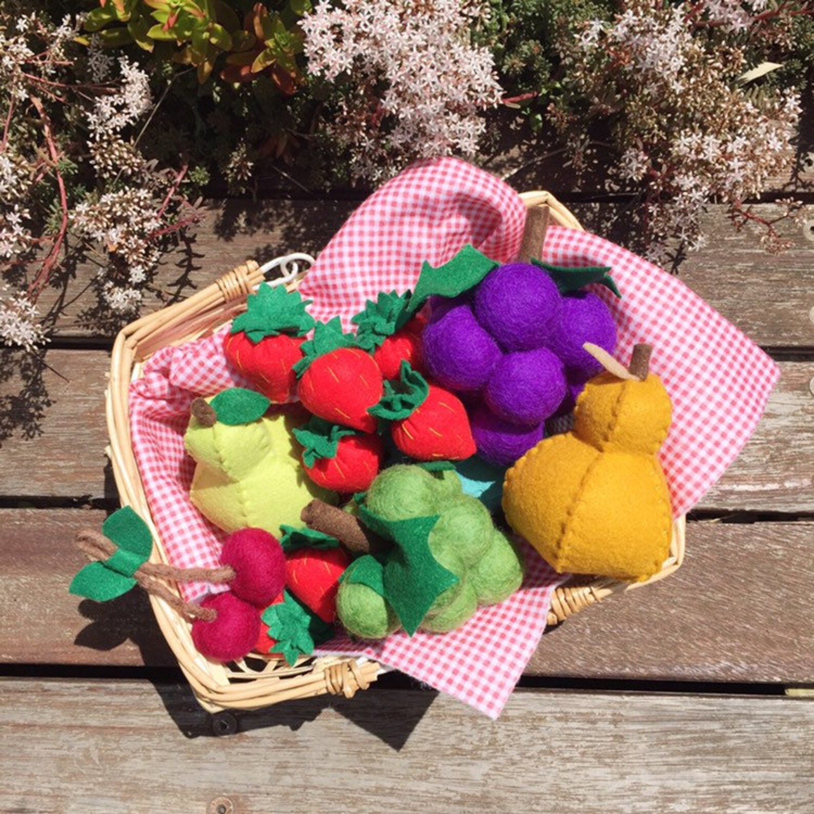 Felt Play Food Grapes Play Kitchen Play Shop Purple Grapes | Etsy