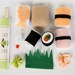 Pretend Play Felt Play Food Sushi Playset, Sushi Roll, Rice, Prawn ...