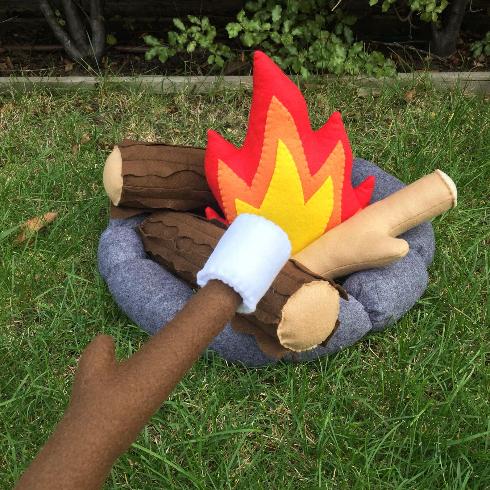 Felt Campfire Set Pretend Play Camping Imaginative Play | Etsy UK