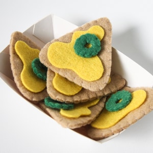 Mexican Pretend Play Food, Felt Food Play Tacos, Enchiladas and Nachos ...