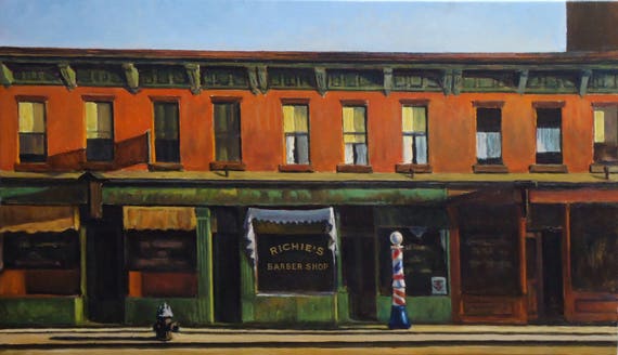 Early Sunday Morning by Edward Hopper Home Decor Wall Decor - Etsy