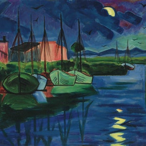 Aend by Hermann Max Pechstein Home Decor Wall Decor Giclee Art Print ...