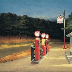 Gas 1940 by Edward Hopper Home Decor Wall Decor Giclee Art Print Poster ...