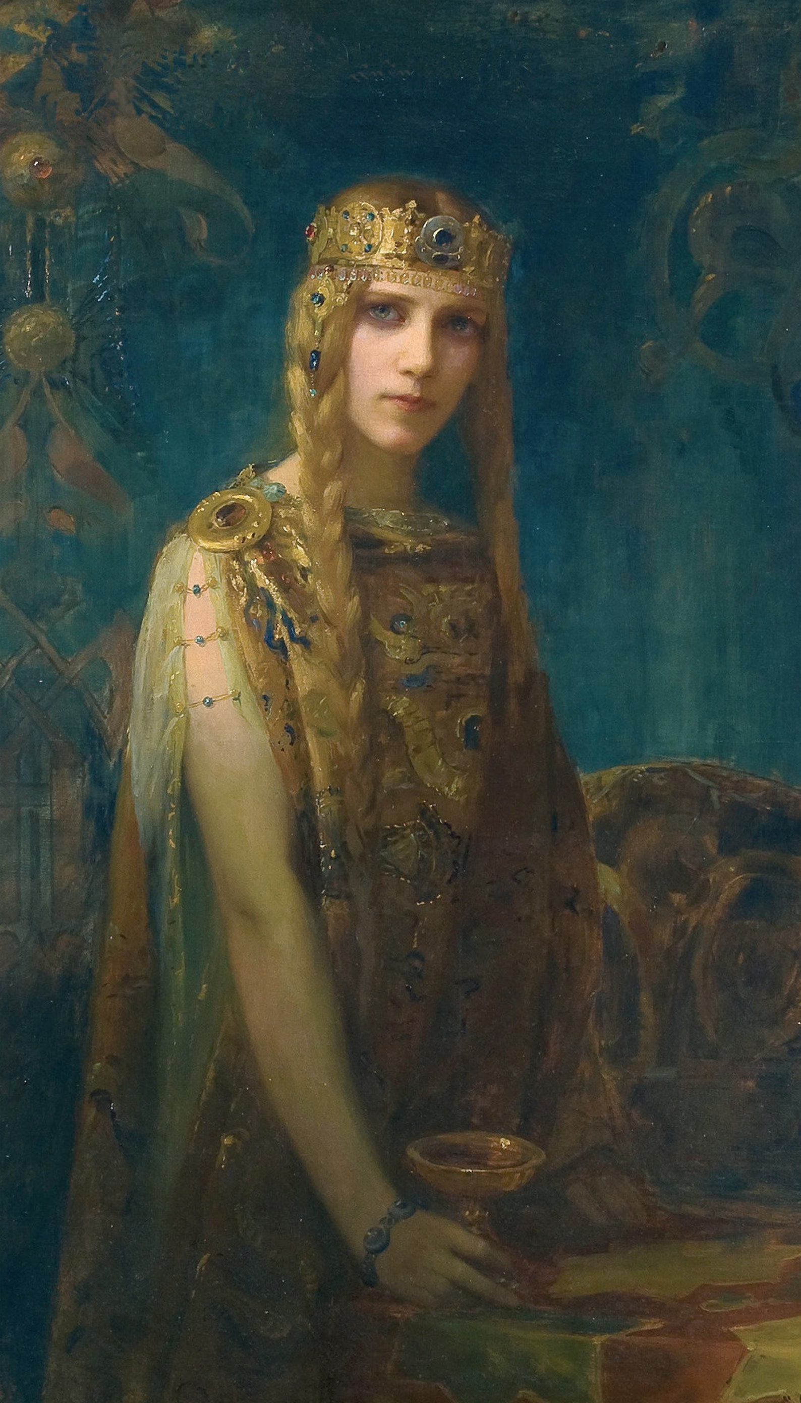 Isolde by Gaston Bussiere Home Decor Wall Decor Giclee Art Print Poster ...