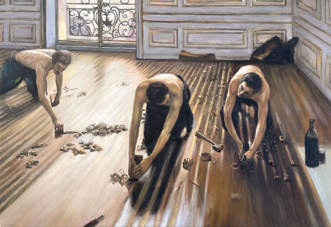 Les Raboteurs De Parquet Giclée Art Print, Caillebotte Home Decorbogof ...
