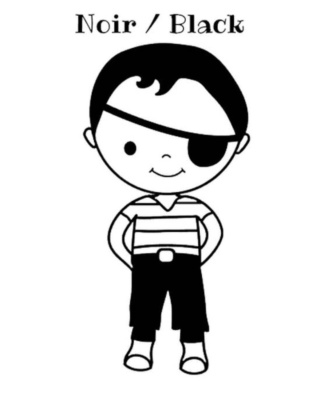 Heat Transfer Little Pirate Boy,heat Transfer to Iron,little Boy ...