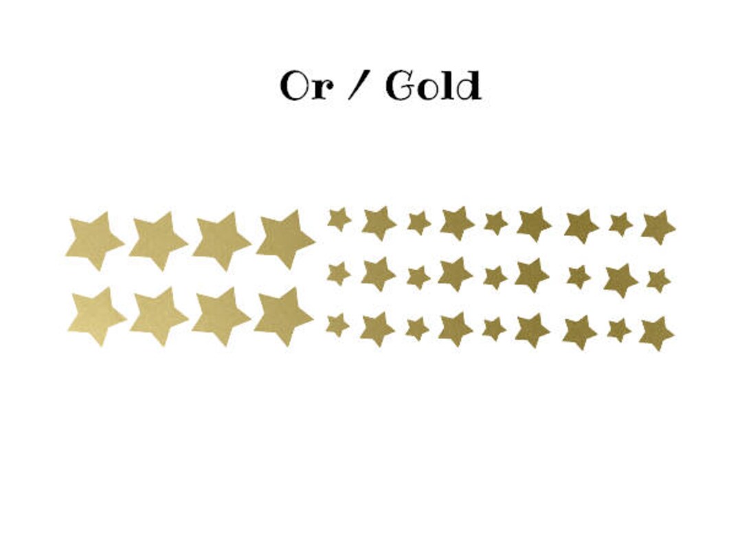 Iron on Transfer Stars (x35),heat Transfer to Iron, Stars Iron On, Heat ...