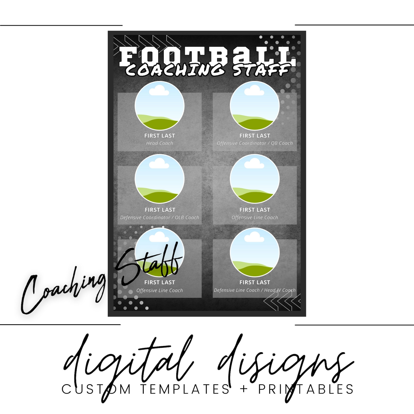 8.5x11in Custom Sports Program Template, 30+ Pages, Editable, Printable ...