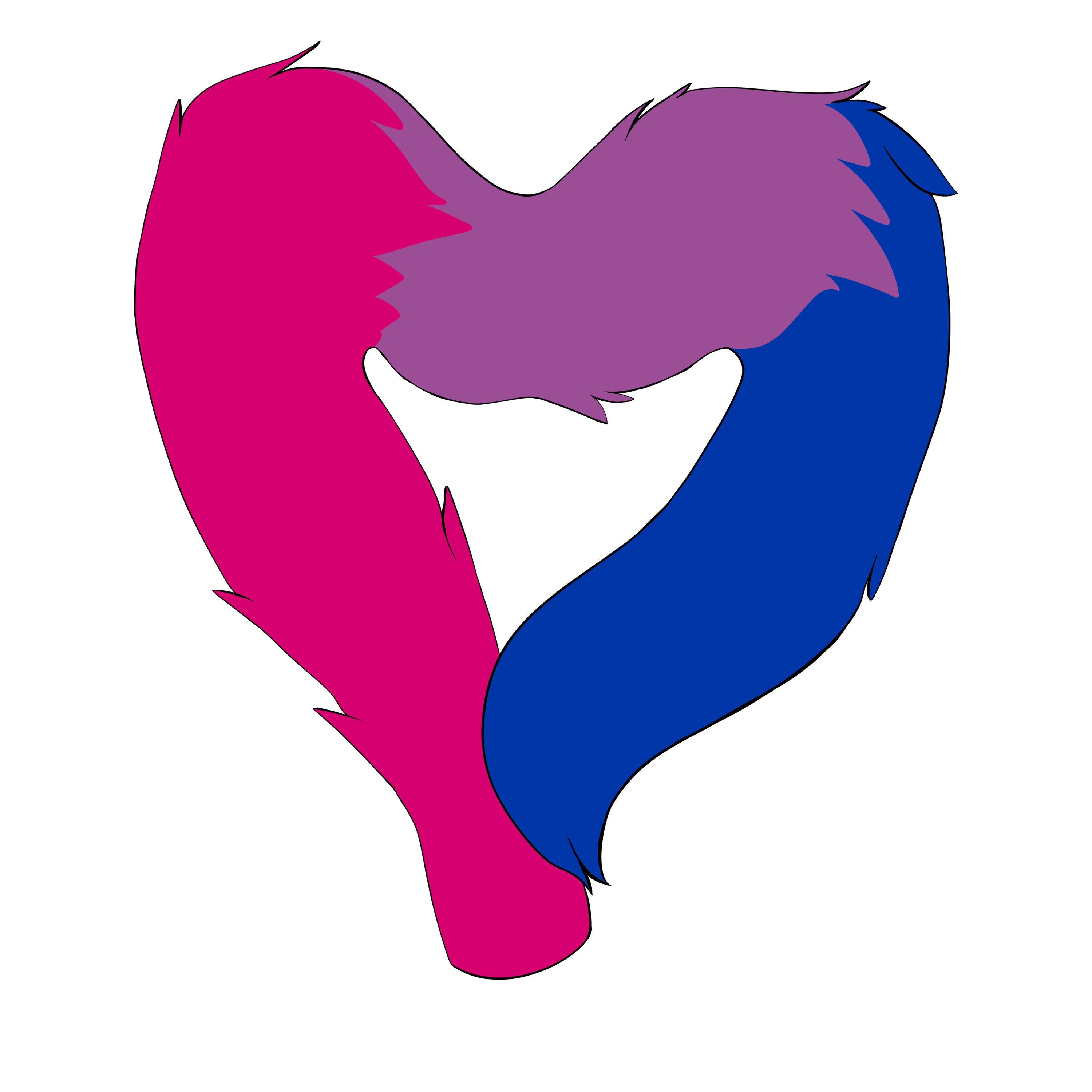 Heart Shaped Pride Tails - Etsy