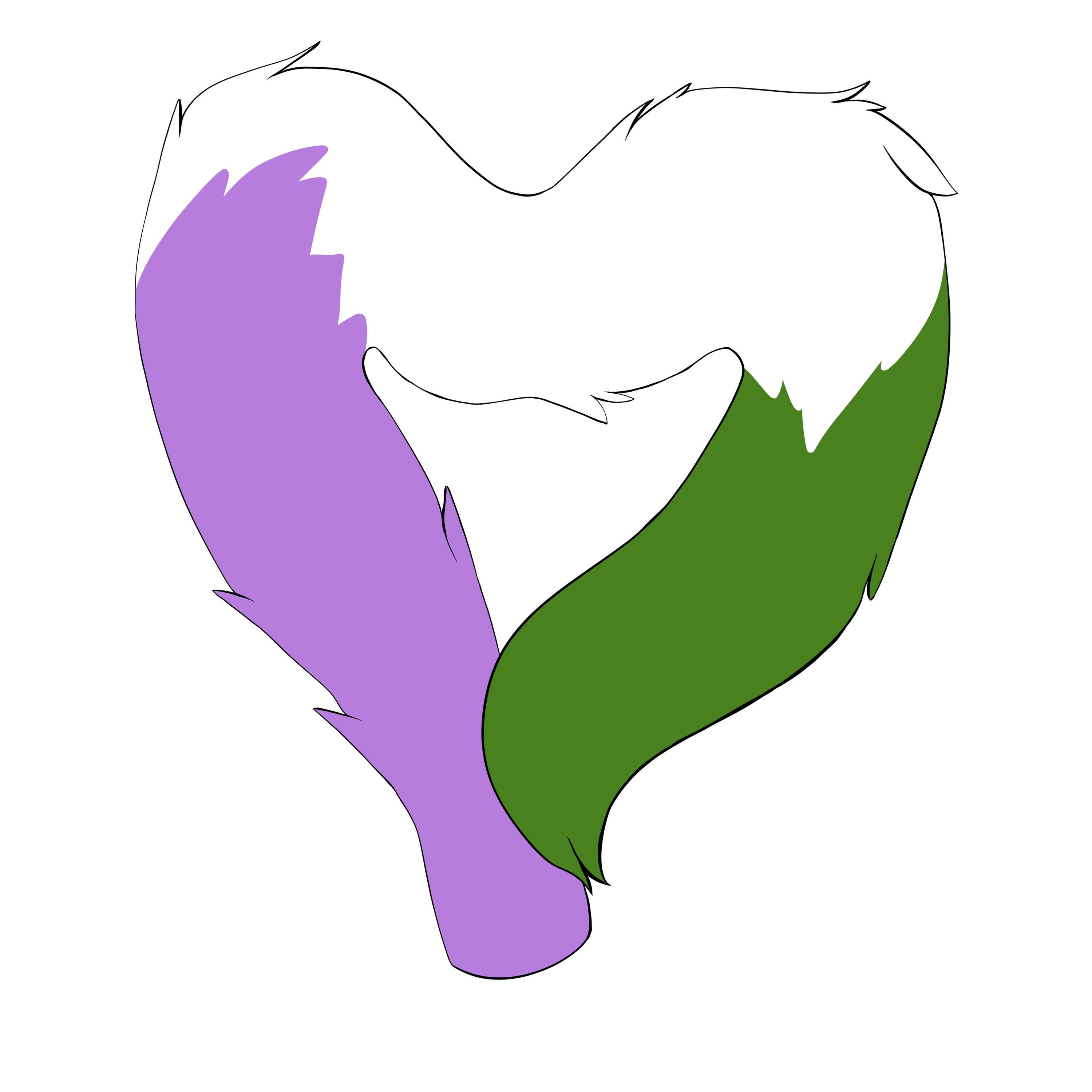 Heart Shaped Pride Tails - Etsy