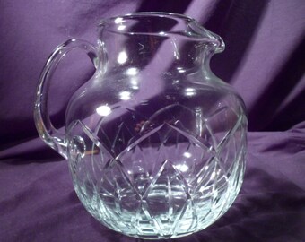 Crystal pitcher | Etsy