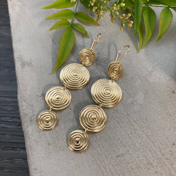Multi Chain Earrings - Etsy